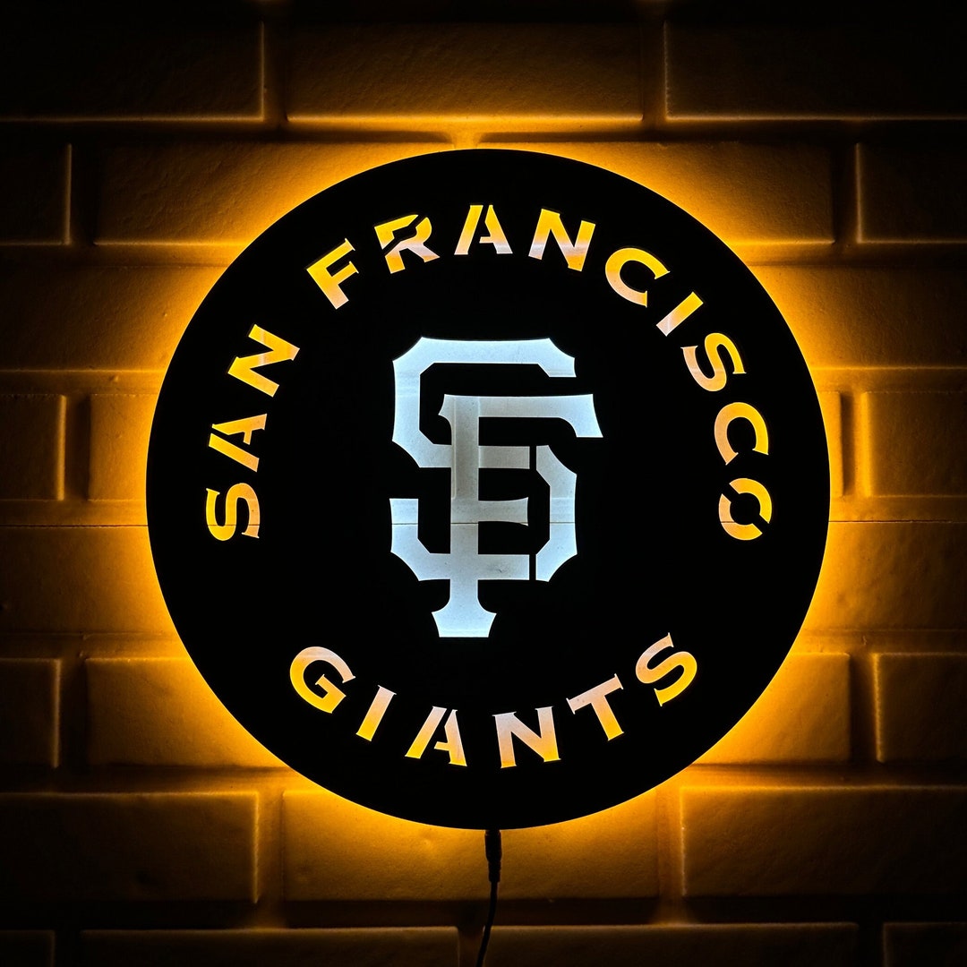 San Francisco Giants Led Sign San Francisco Giants Wall Art - Etsy