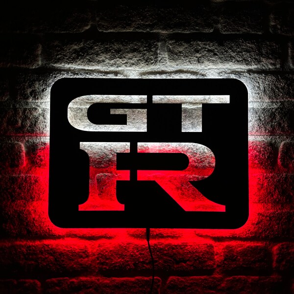 Nissan Gtr Led Sign - Etsy
