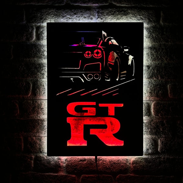 Nissan Gtr Led Sign - Etsy