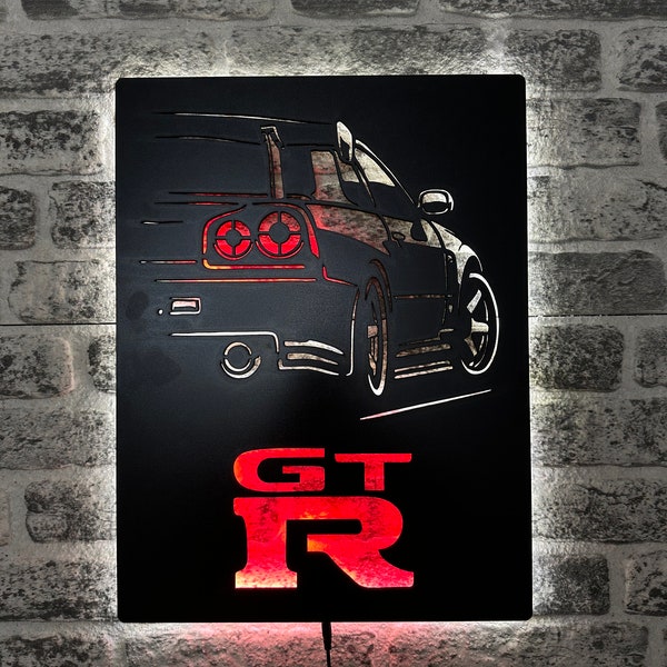 Nissan Gtr Led Sign - Etsy