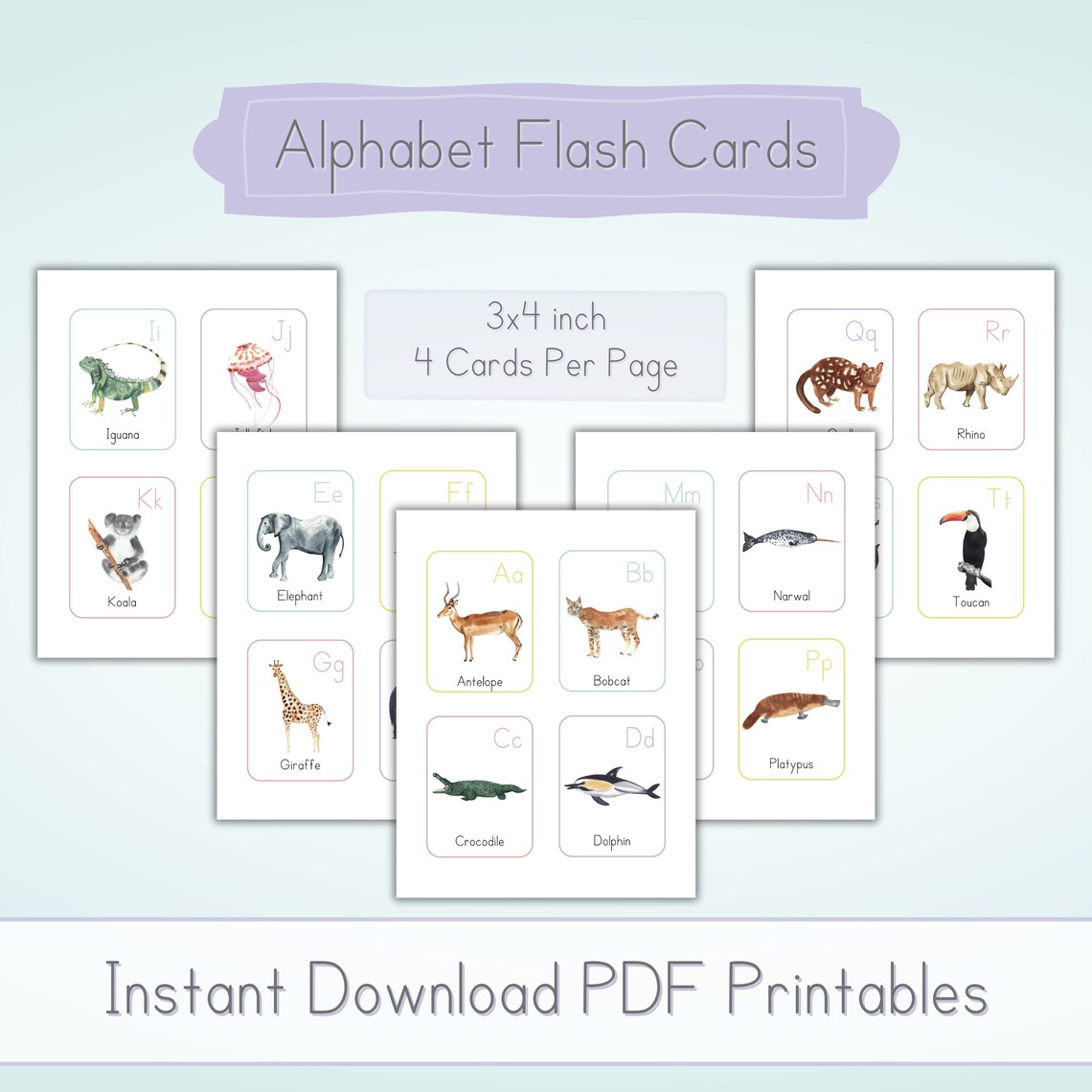 Homeschool Kindergarten Bundle, Letter Tracing, Alphabet Flash Cards ...
