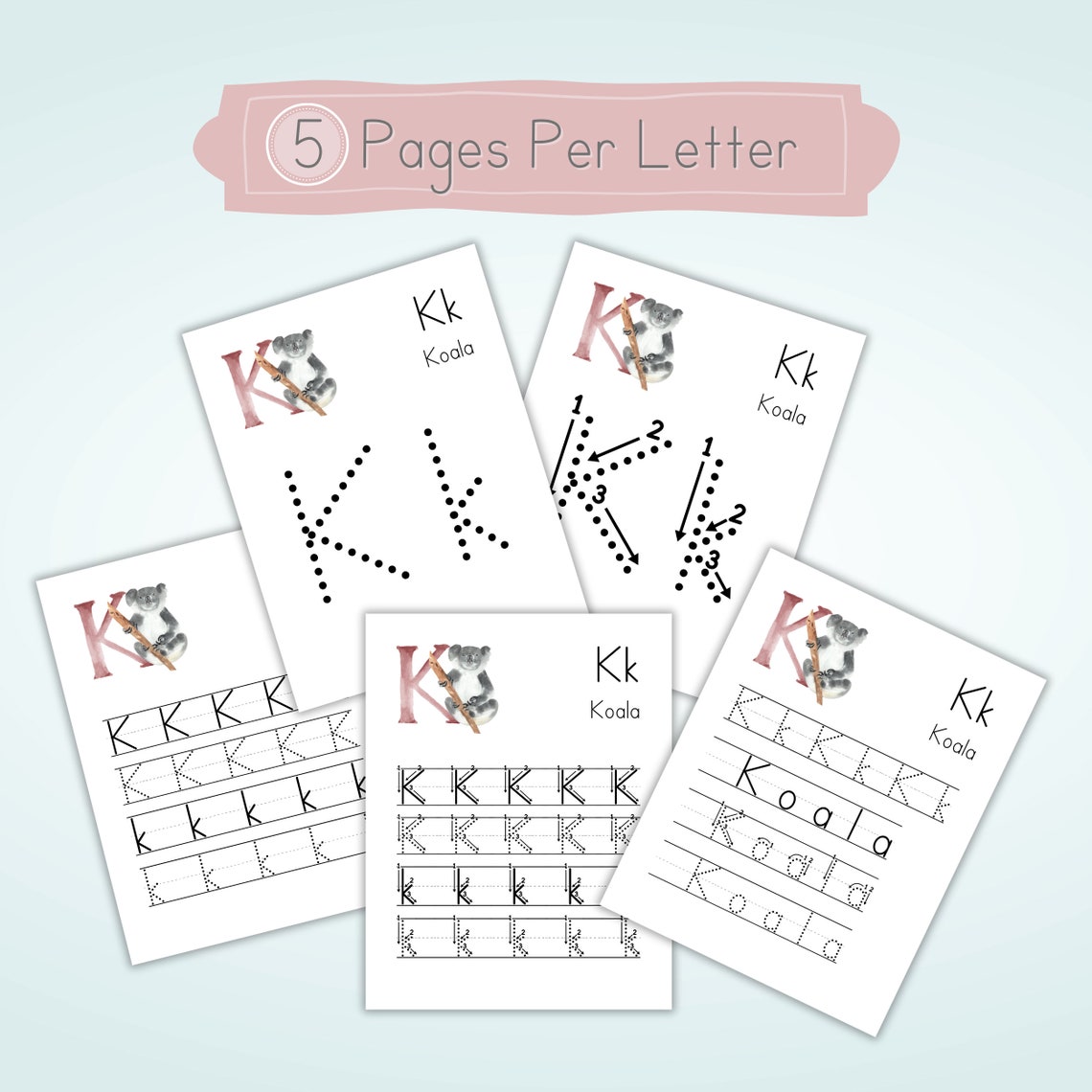 Animal Alphabet Preschool and Kindergarten Education Bundle - Etsy