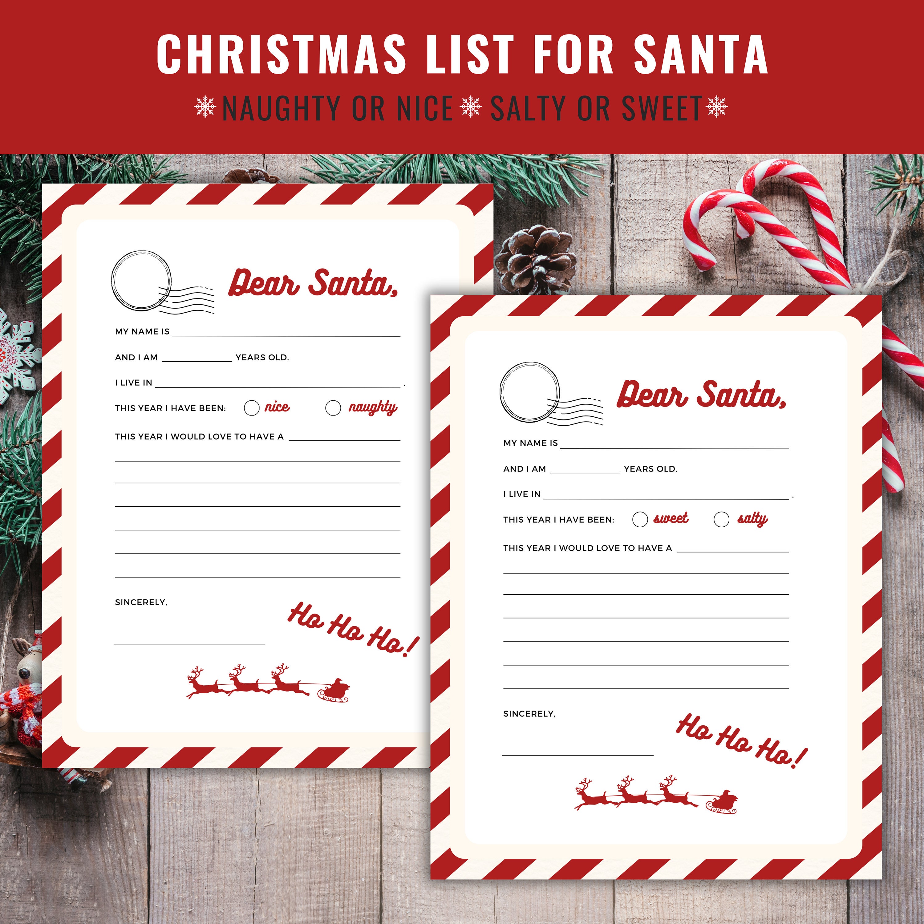 Personalized Letter From Santa Claus, Letter to Santa Claus, Christmas ...