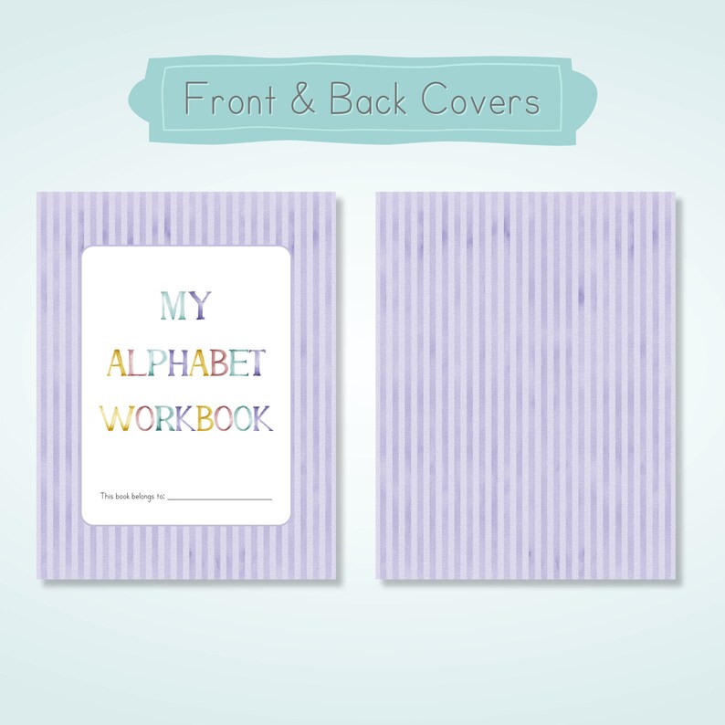 Kindergarten Handwriting Bundle Letter Tracing Alphabet - Etsy