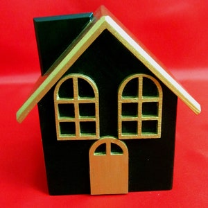 Wooden House Shaped Banks - Etsy