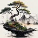 Bonsai Tree Poster Printable Wall Art Instant Donwload Bonsai Poster ...