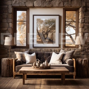 Rustic Luxury Farmhouse Frame Mock Ups (10x) / Modern Style Mock up ...