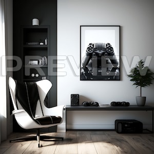 10 Frame Mock Ups / Gamer Room Mock up / Streamer Frame Mock up Bundle ...
