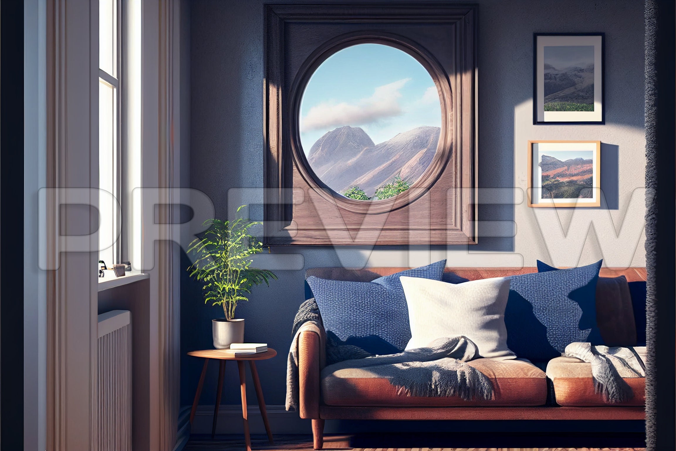 10 Frame Mock Ups / Cozy Room Style Mock up / Frame Mock up - Etsy