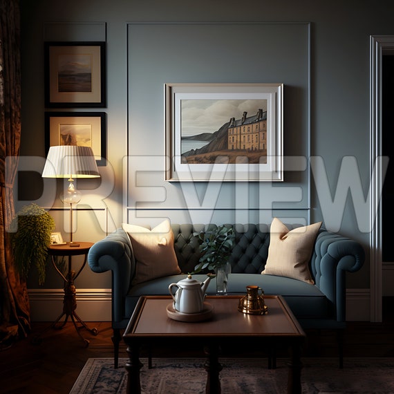 British Themed Living Room