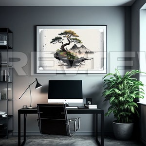 Bonsai Tree Poster Printable Wall Art Instant Donwload Bonsai Poster ...