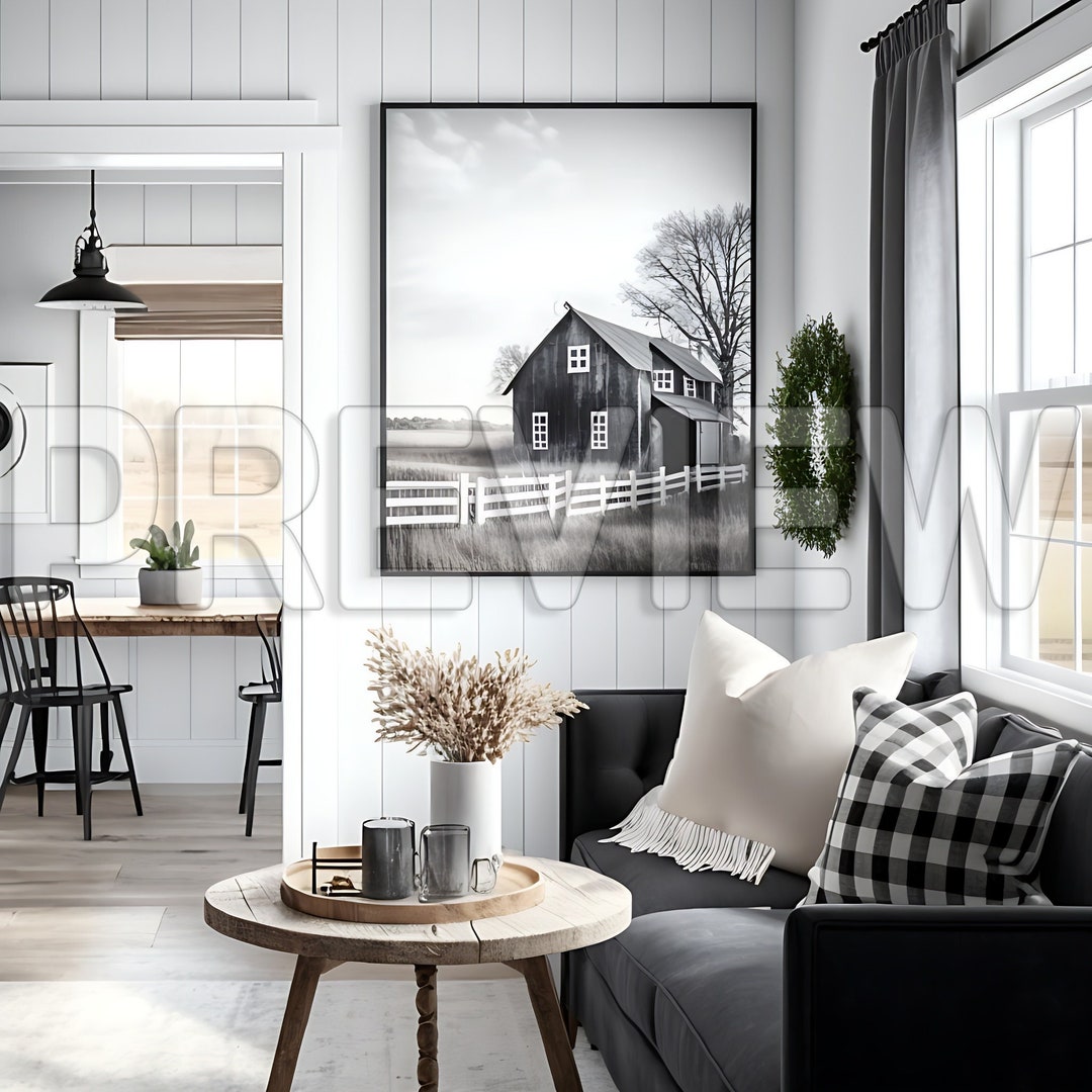 10 Modern Farmhouse Frame Mockup / Modern Style Mock up / Frame Mockup ...