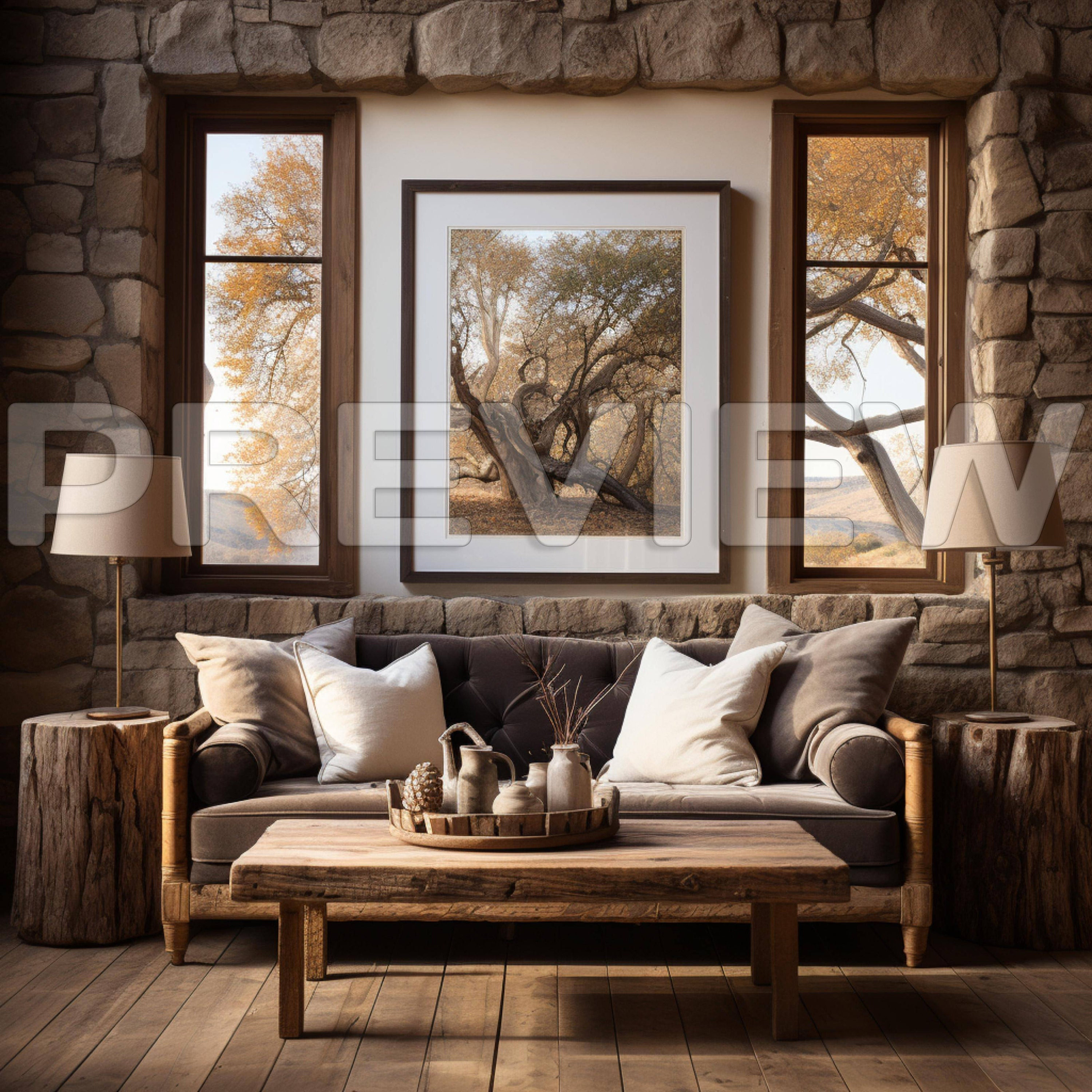 Rustic Luxury Farmhouse Frame Mock Ups (10x) / Modern Style Mock up ...