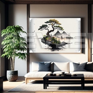 Bonsai Tree Poster Printable Wall Art Instant Donwload Bonsai Poster ...