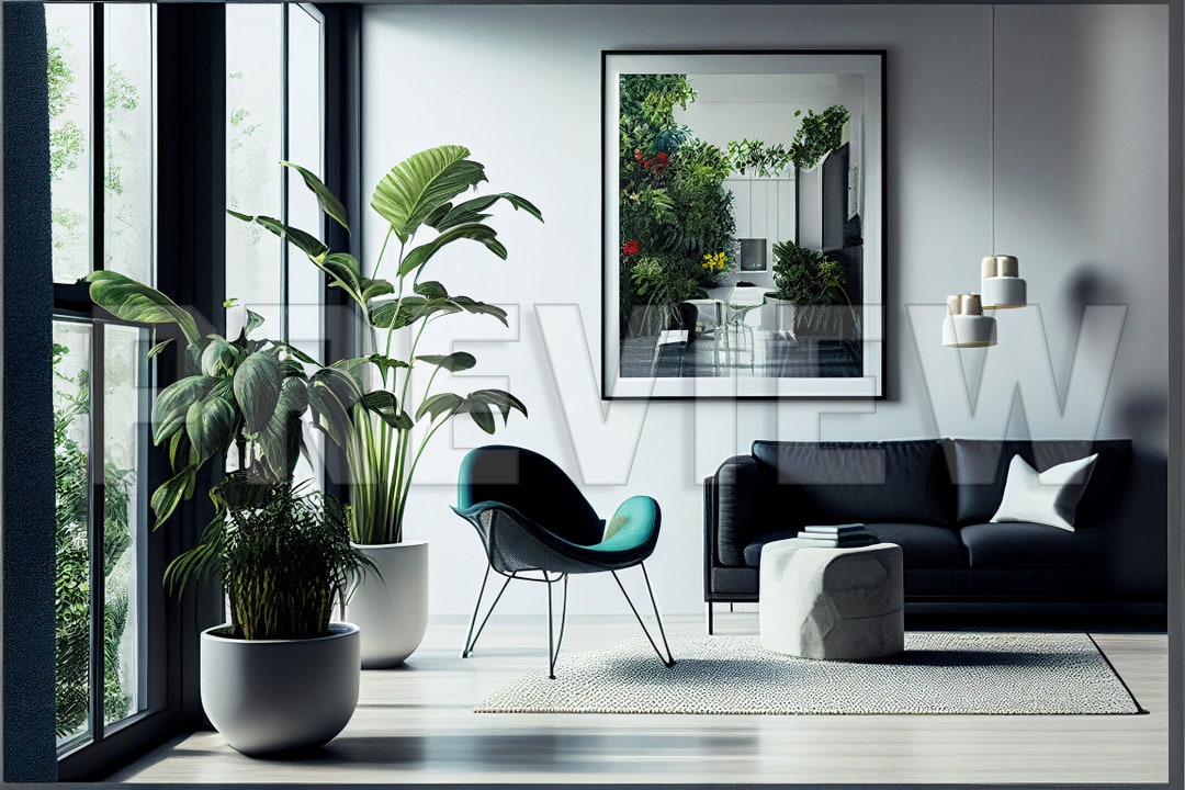 10 Frame Mock Ups / Luxury Living Room Mock up / Frame Mock up Bundle ...