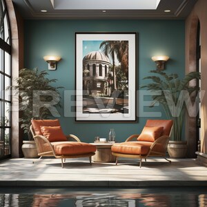 10 Luxury Hotel Pool and Spa Frame Mock Ups / Modern Pool Mock up ...