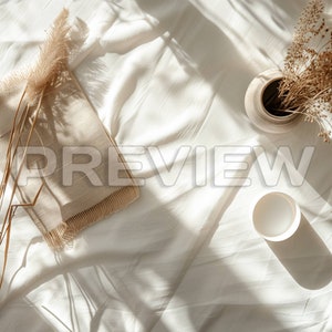 25 X BOHO Table Flat Lay Mockup Bundle Add Your Products | Digital ...