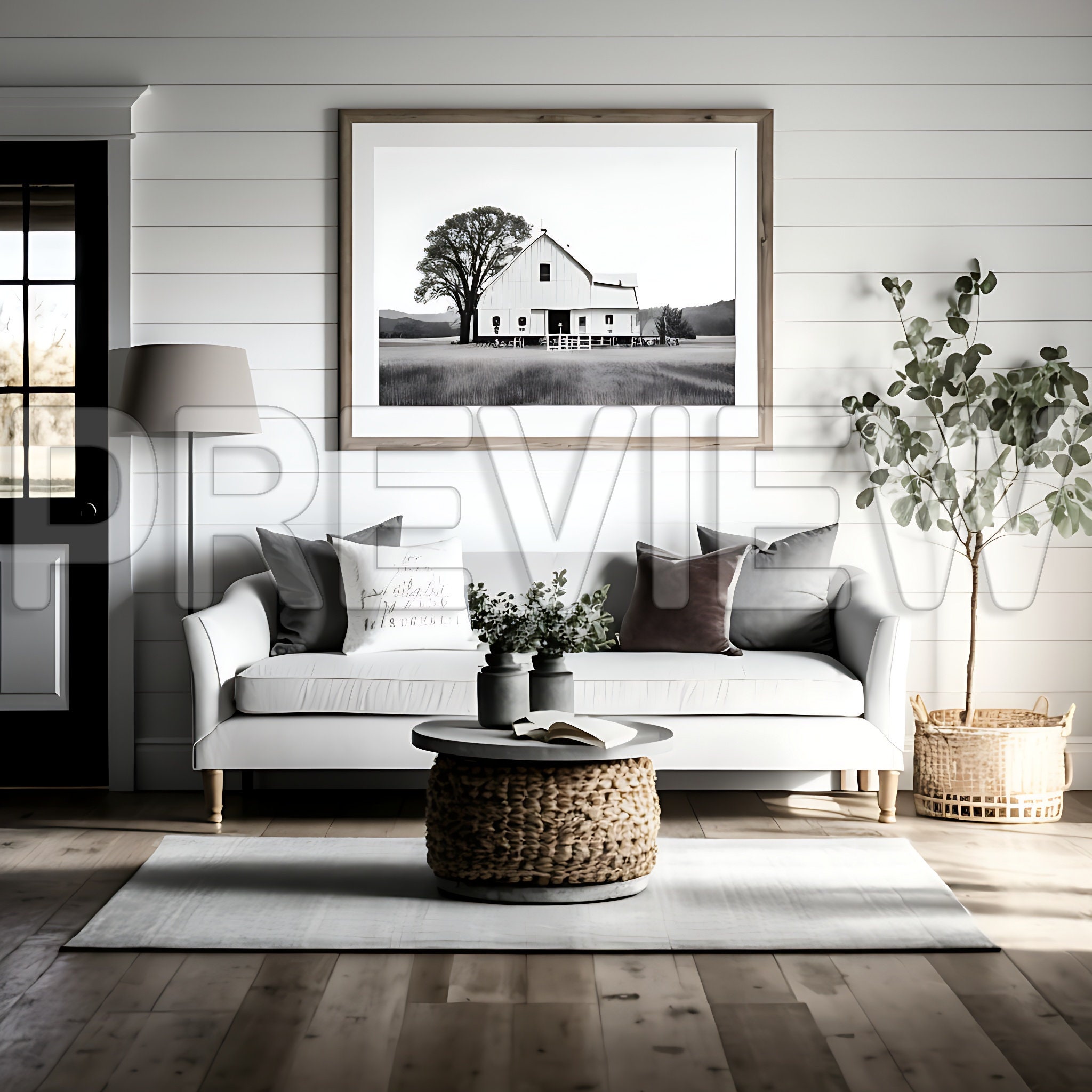 10 Modern Farmhouse Frame Mock Ups / Modern Style Mock up / - Etsy ...