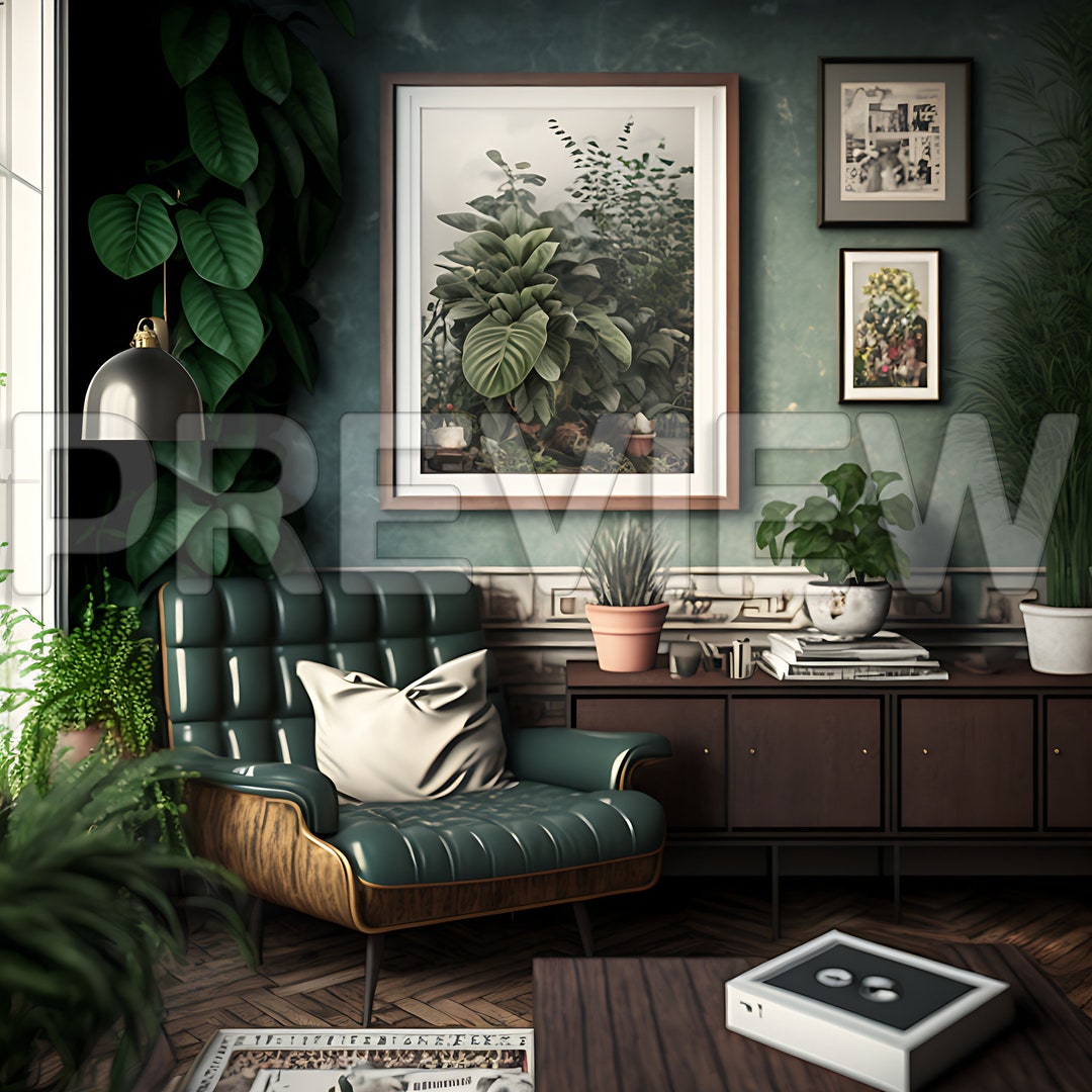 10 Frame Mock Ups / Vintage Room Mock up / Frame Mock up Bundle ...