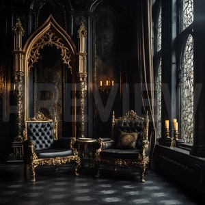 25 Digital Background for Photographers Gothic Interior Backdrop ...