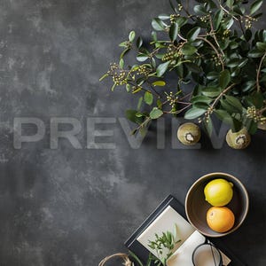 25 X Black Table Flat Lay Mockup Bundle Add Your Products | Digital ...