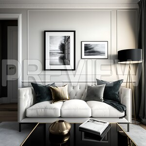 S2 10 Compact Luxury Interior Design Frame Mockups / Parisian Style ...