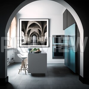 50 Futuristic Interior Design Frame Mockups / Futuristic Style Mock Ups ...