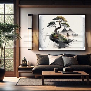 Bonsai Tree Poster Printable Wall Art Instant Donwload Bonsai Poster ...