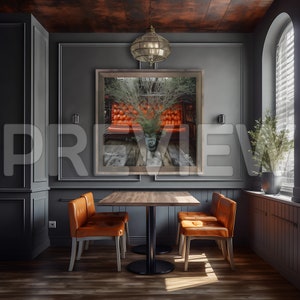 10 Restaurant Frame Mockup / Vertical Horizontal and Square Restaurant ...