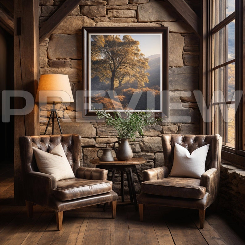Rustic Luxury Farmhouse Frame Mock Ups (10x) / Modern Style Mock up ...