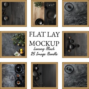 220 X Different Table Flat Lay Mockup Bundle Add Your Products ...