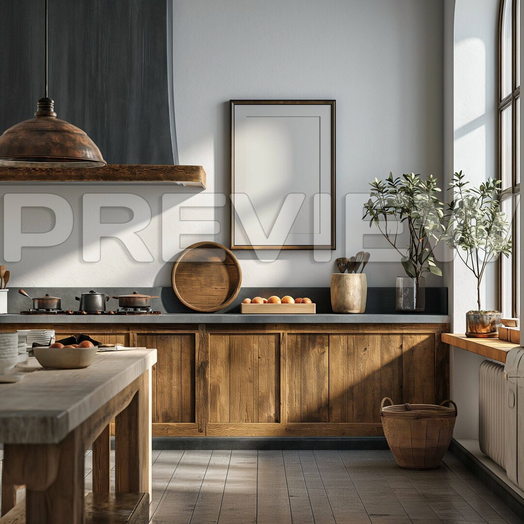 10 Luxury Scandinavian Kitchen Frame Mock Ups / Modern Style Mock up ...