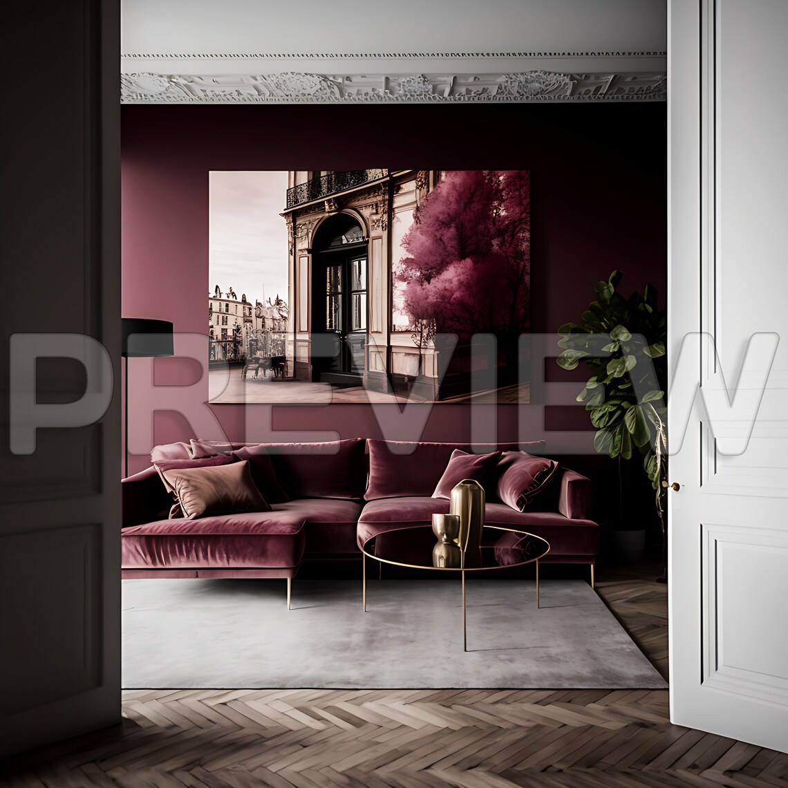 10 French Style Burgundy Interior Design Frame Mockups / Fench - Etsy UK