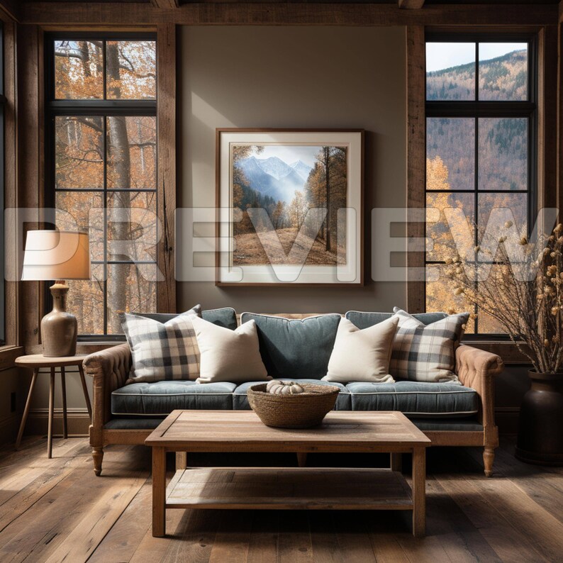 Rustic Luxury Farmhouse Frame Mock Ups (10x) / Modern Style Mock up ...