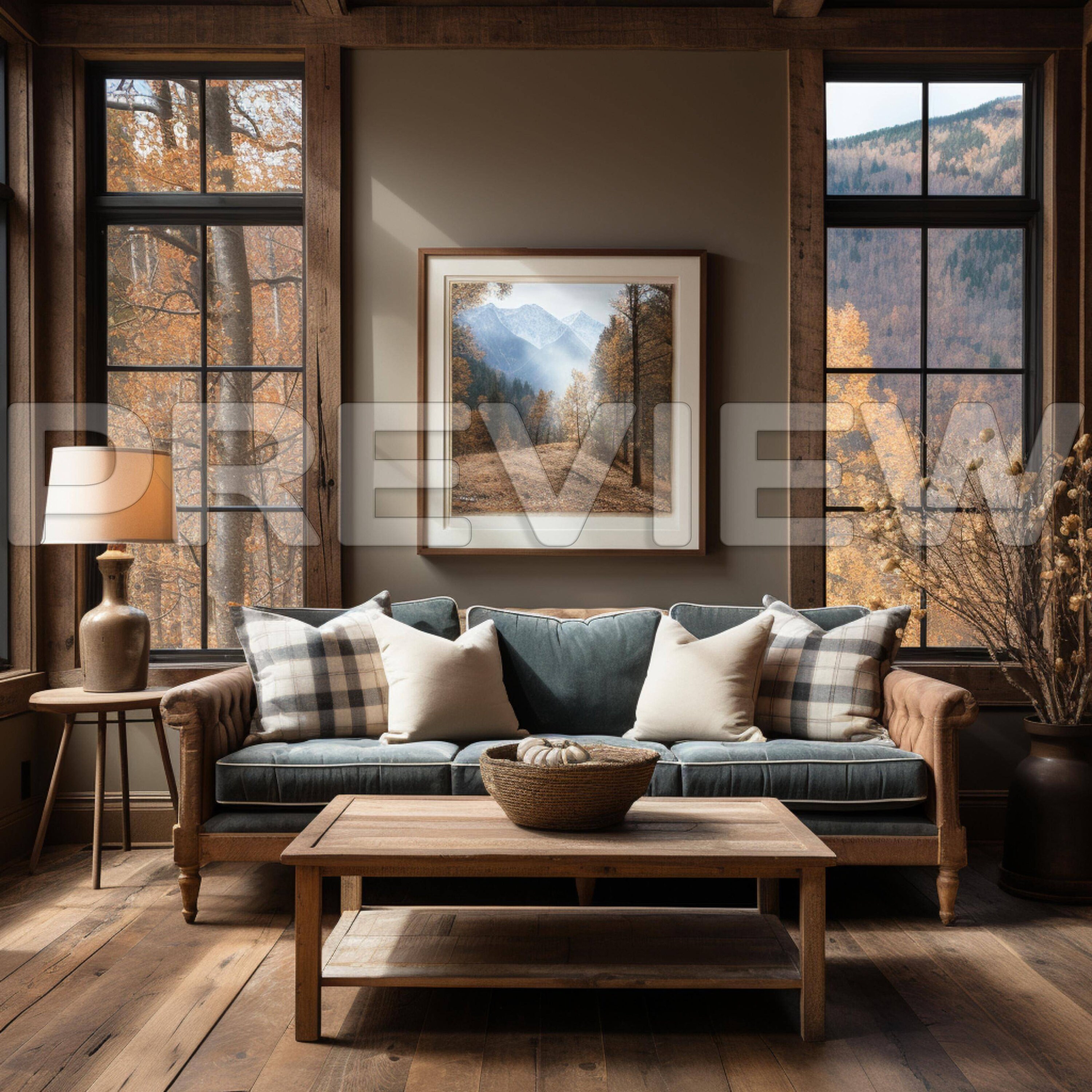 Rustic Luxury Farmhouse Frame Mock Ups (10x) / Modern Style Mock up ...