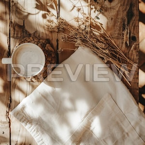 25 X BOHO Table Flat Lay Mockup Bundle Add Your Products | Digital ...