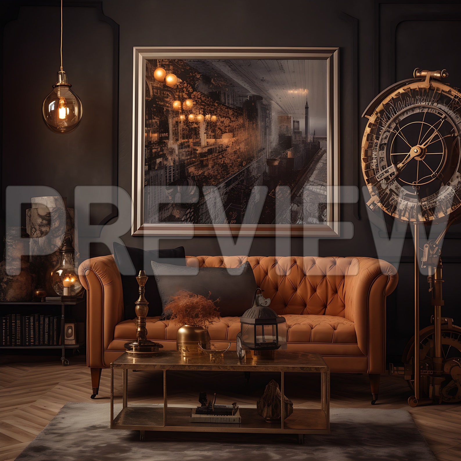 10 Steampunk Style Frame Mock Ups / Steampunk Style Mock up / Frame ...