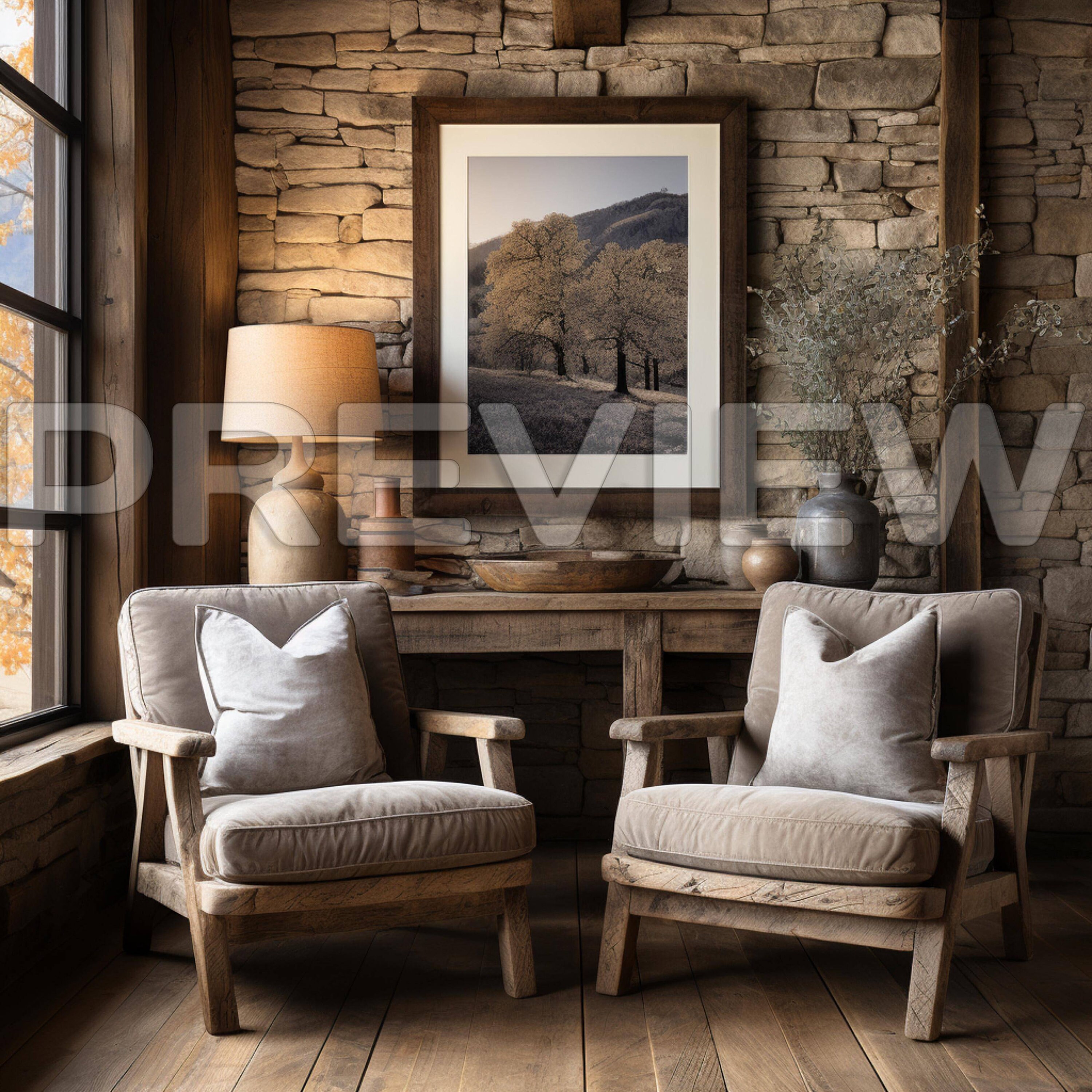 Rustic Luxury Farmhouse Frame Mock Ups (10x) / Modern Style Mock up ...