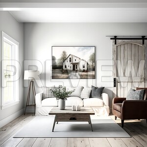 10 Modern Farmhouse Frame Mockup / Modern Style Mock up / Frame Mockup ...