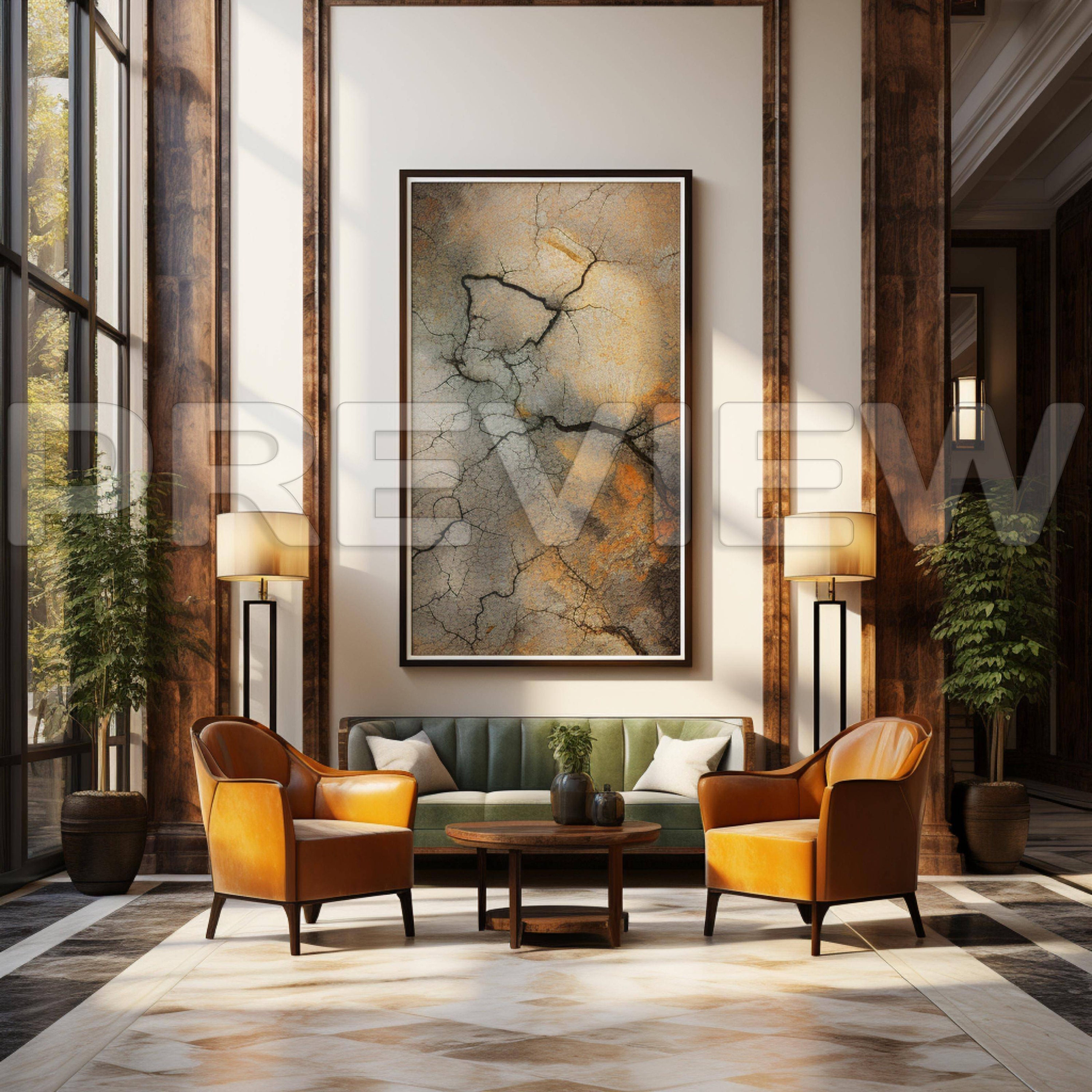 10 Luxury Hotel Lobby Frame Mock Ups / Modern Waiting Room Mock up ...