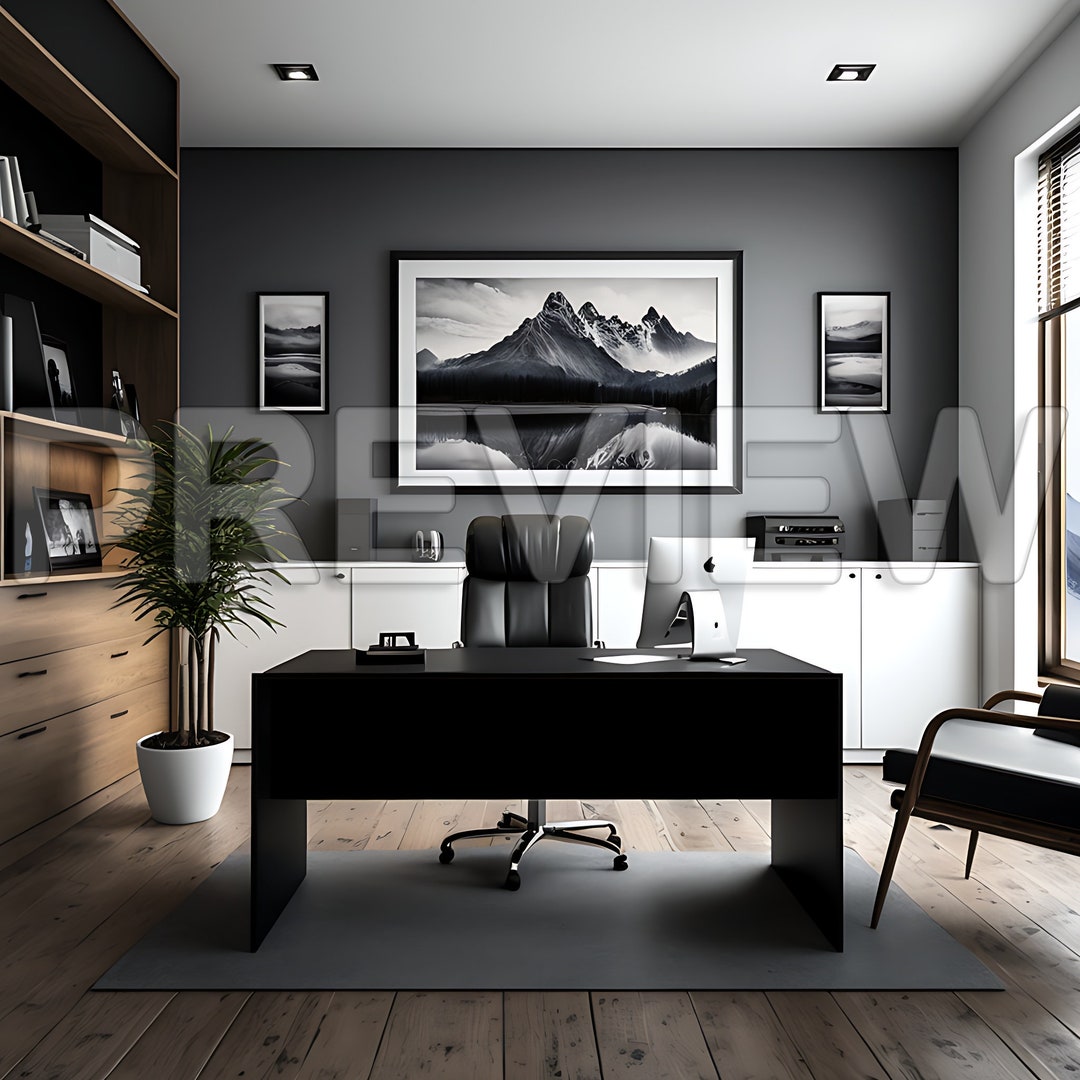 Set2 - 10 Frame Mock Ups / Modern Office Style / Frame Mock up Bundle ...