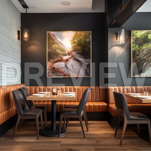 10 Restaurant Frame Mockup / Vertical Horizontal and Square Restaurant ...