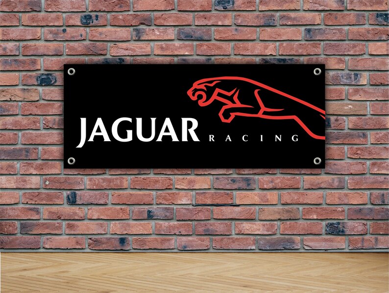 JAGUAR Logo Banner Vinyl Garage Signoffice or Showroom - Etsy