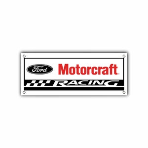 Ford Motorcraft Racing Logo Banner Vinyl, Garage Sign,office or ...
