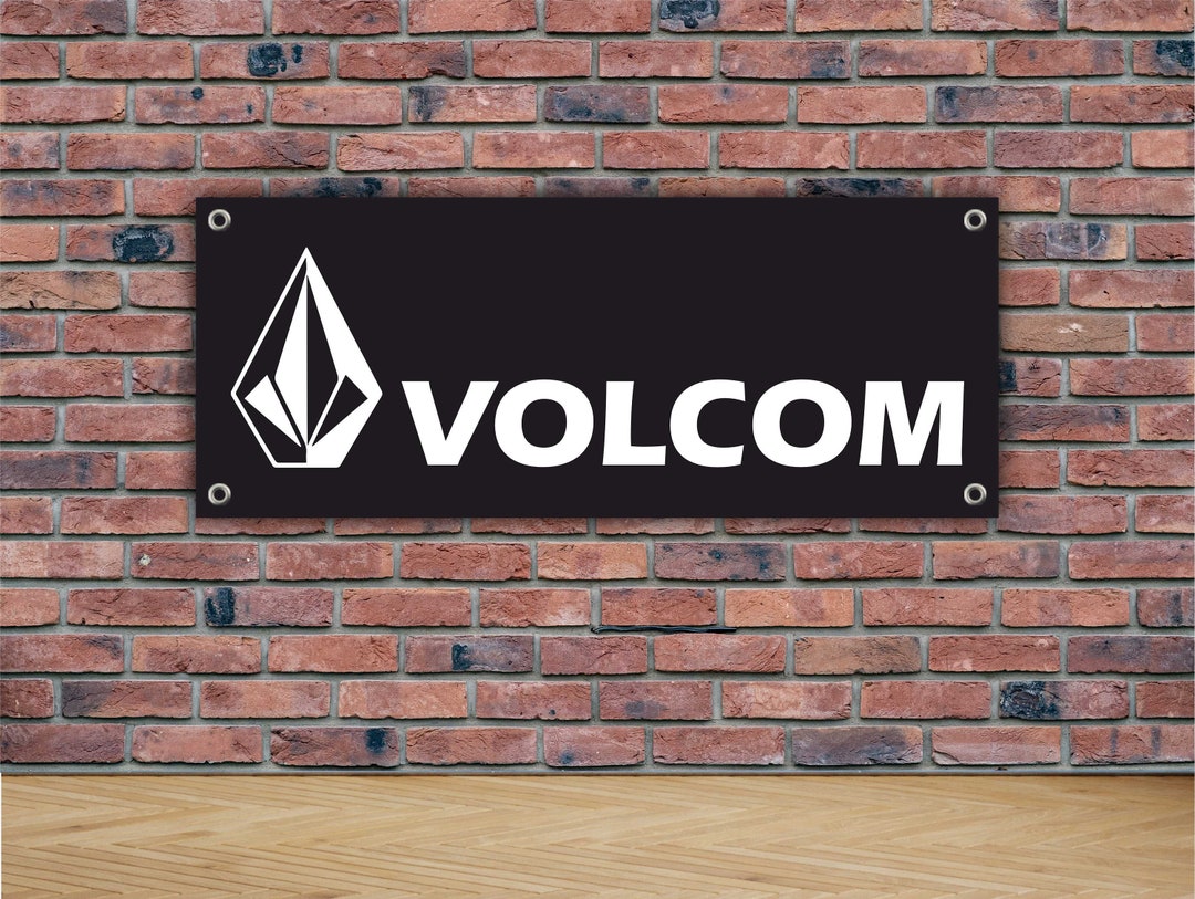 VOLCOM Logo Banner Vinyl, Garage Sign,office or Showroom, Flag, Racing ...