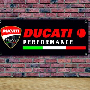 Ducati Logo Banner Vinyl Garage Signoffice or Showroom - Etsy Australia