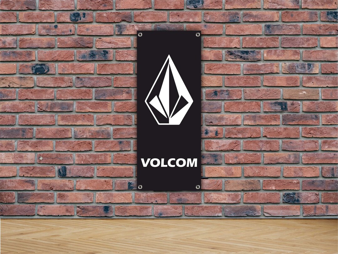 VOLCOM Logo Banner Vinyl, Garage Sign,office or Showroom, Flag, Racing ...