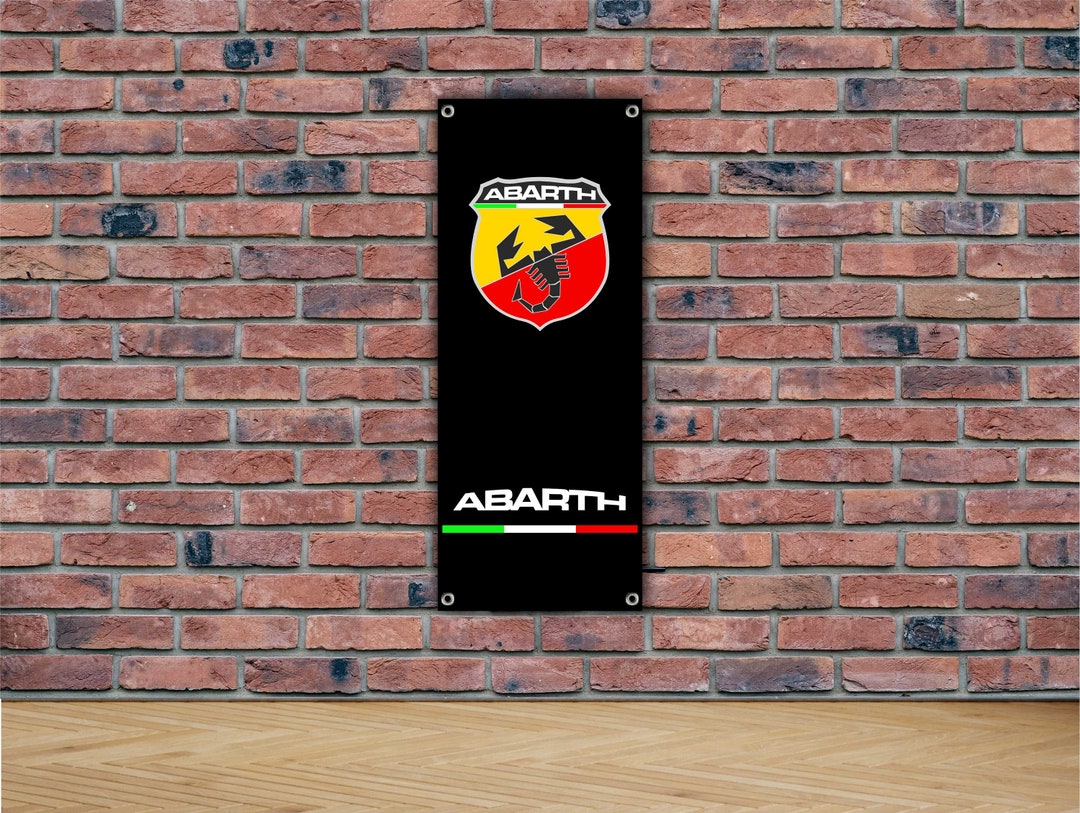 ABARTH Logo Banner Vinyl, Garage Sign,office or Showroom, Flag, Racing ...