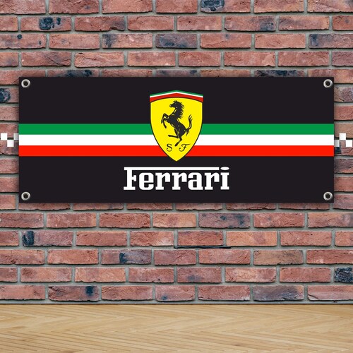 Ferrari Banner Vinyl Garage Signoffice or Showroom Flag - Etsy