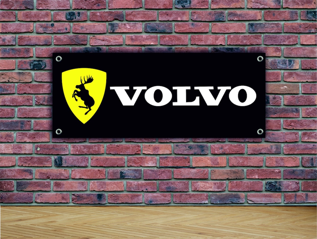 VOLVO Logo Banner Vinyl, Garage Sign,office or Showroom, Flag, Racing ...